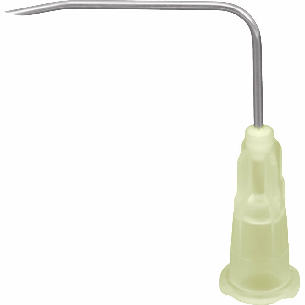 Игла Губера изогнутая, прямой угол, HC 2020 20G (0,9х20 мм) KDL 10шт/уп, 2360035