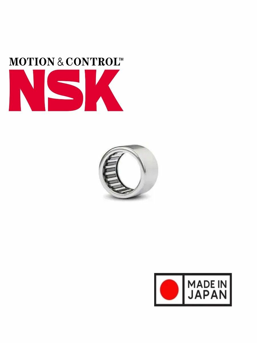Подшипник игольчатый NSK Япония HK0810, HK081210, НК0810, втулка редуктора УШМ (8*12*10 мм)