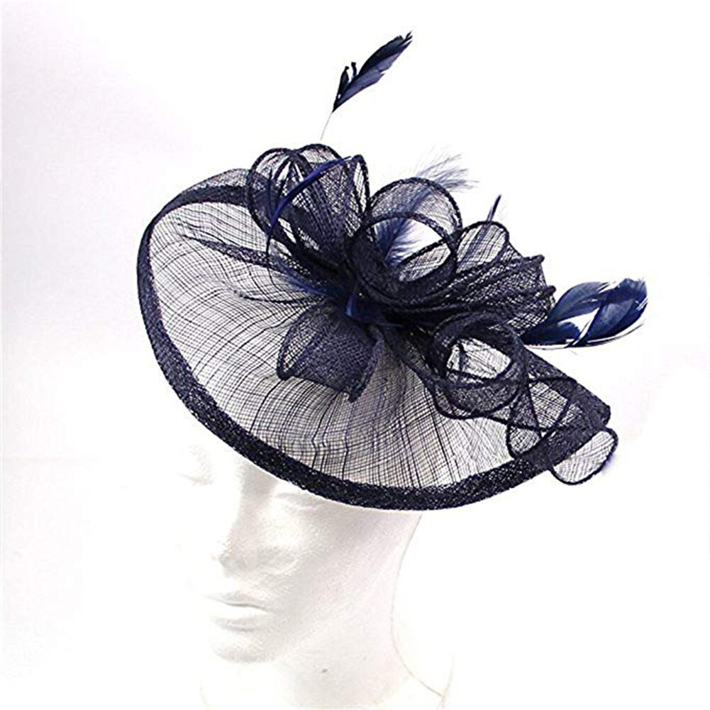 Женская вечеринка фацинатор, коктейльная шляпа с вуалью, винтажная заколка для волос, аксессуар для волос на свадьбу