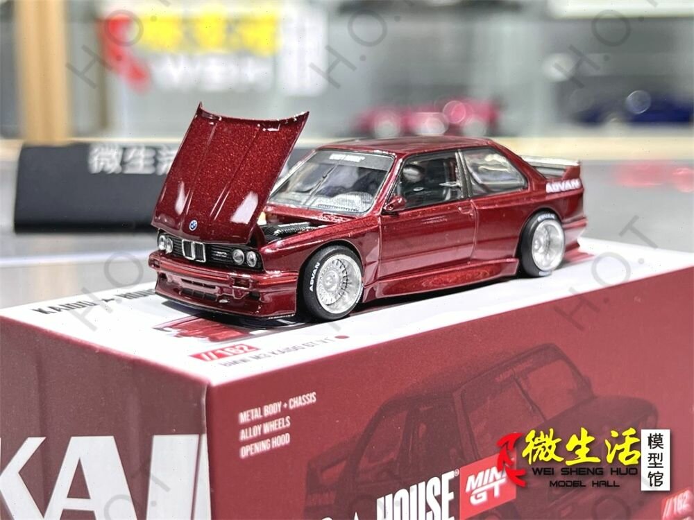 MINIGT 1:64 //162 BMW M3 E30 Kaido GT Легковая модель автомобиля
