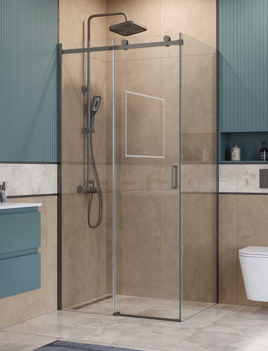 Душевой уголок BelBagno SOFT_CLOSE-2-AH-1-100/90-C-GM