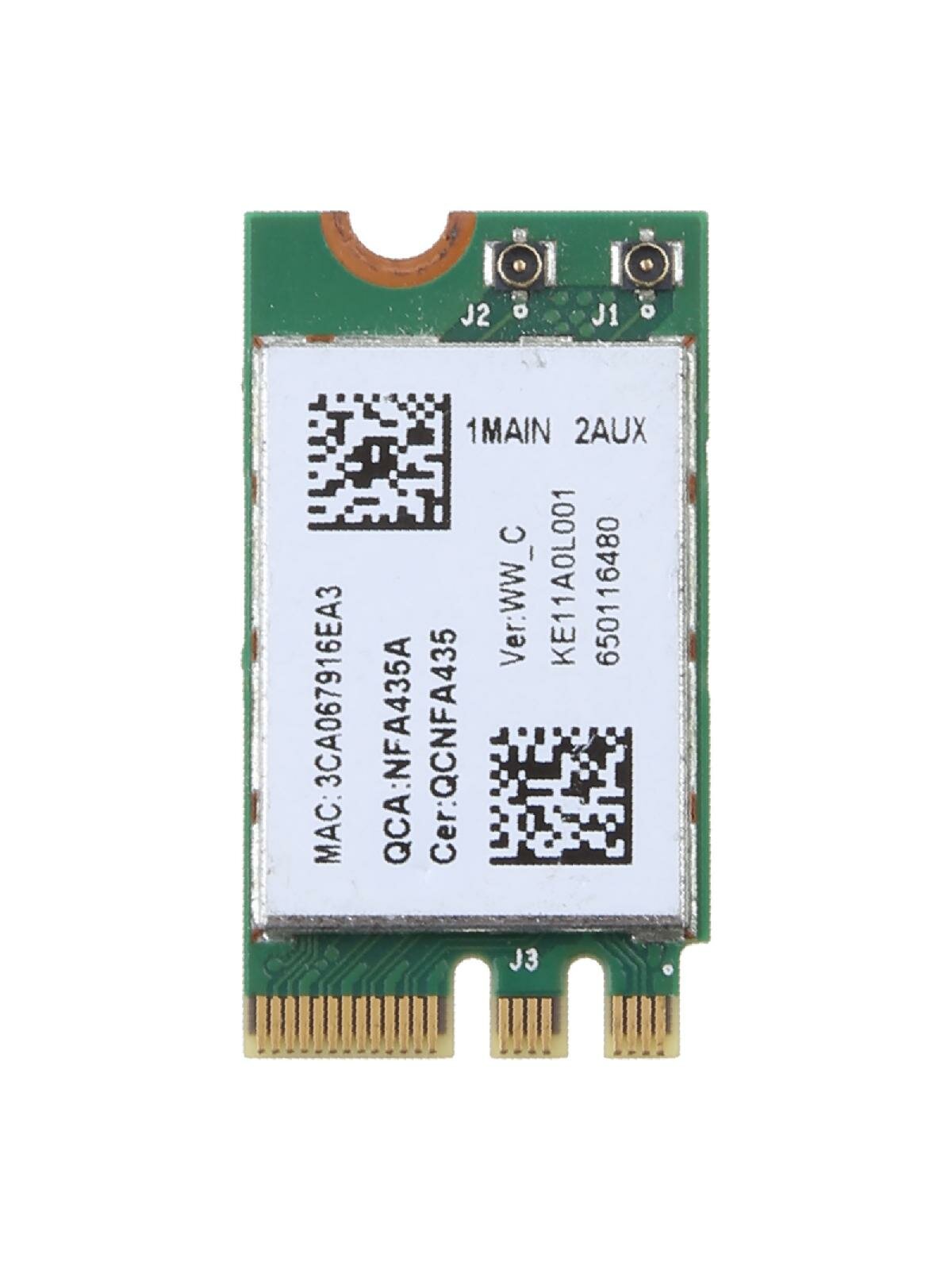 Wireless Adapter Card for QCA9377 QCNFA435 802.11AC 2.4G/5G NGFF WIFI WLAN Card Bluetooth-compatible 4.1 for PC Computer