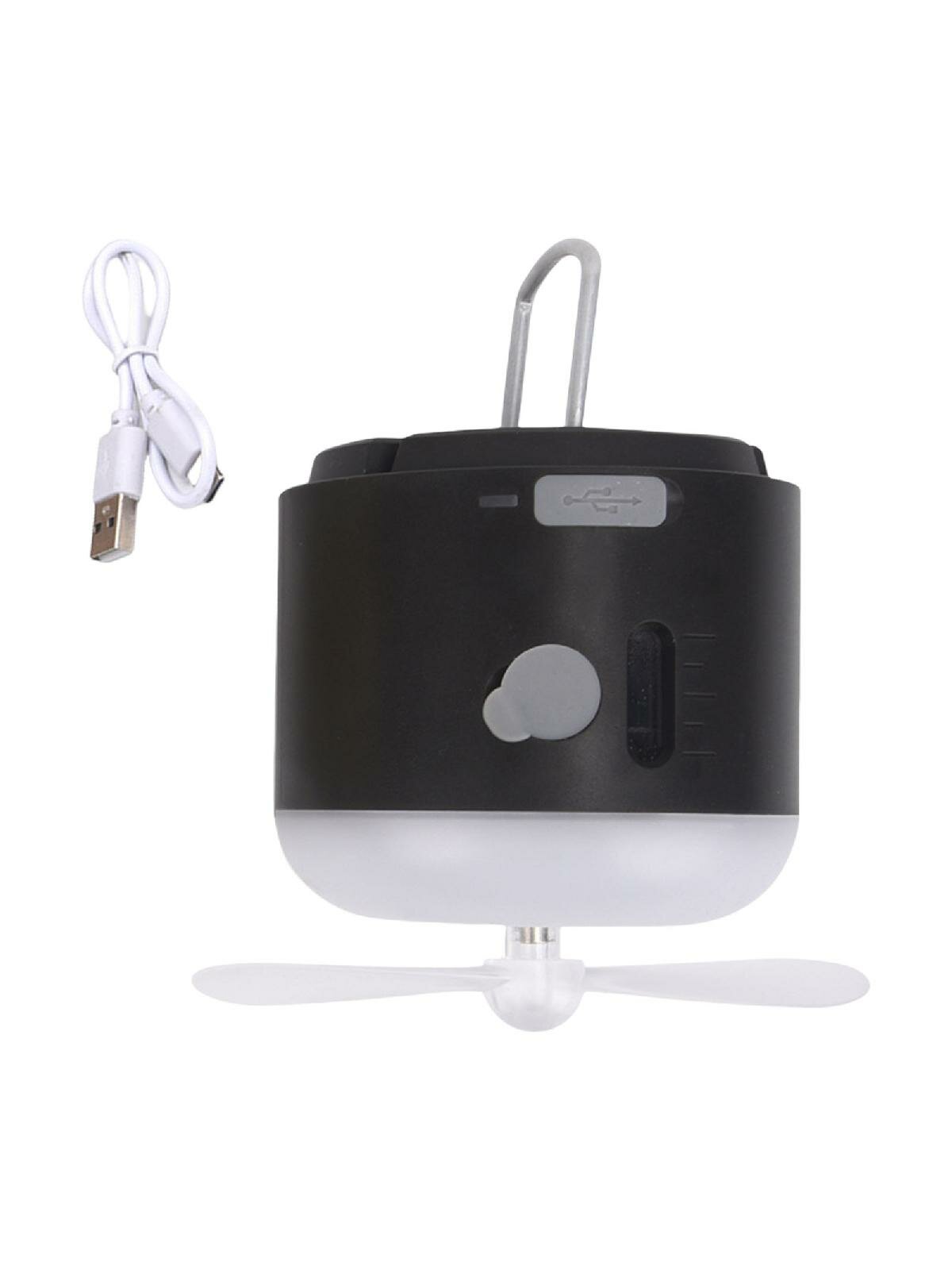 USB Rechargeable Multifunctional Camping Light Fan With Repellenting Mist Mist Tent Ceiling Fan Lamp 4 in 1