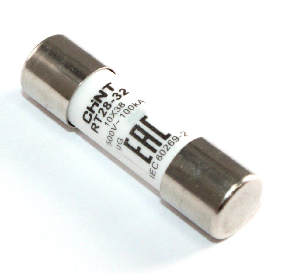 FUSE 10*38mm gL/gG 10А RT28-32 CHINT, Предохранитель