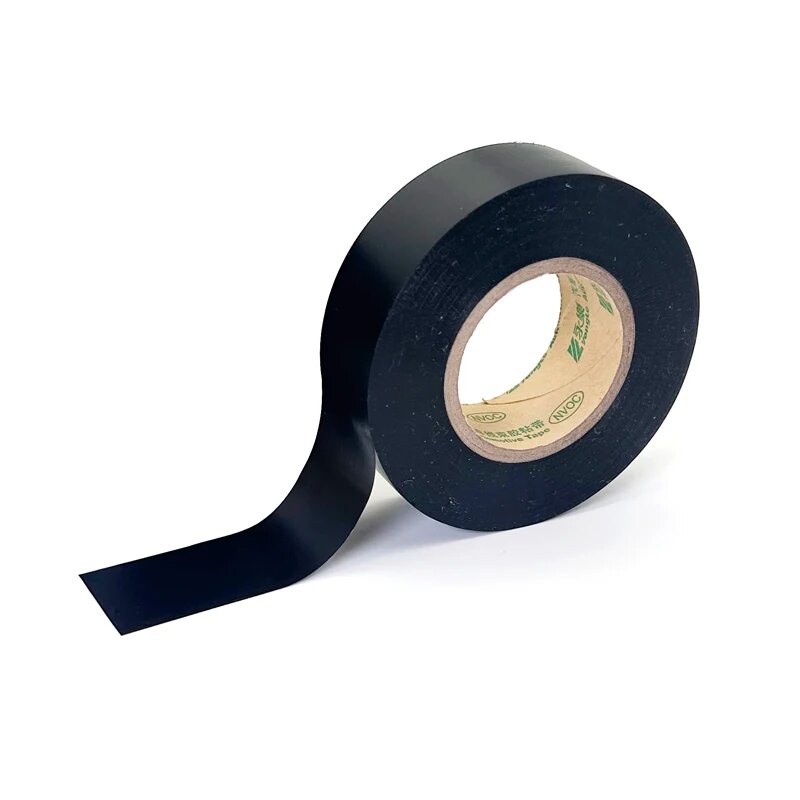 30 м/рулон, электрическая изоляционная лента из ПВХ, ширина 19 мм, черная, термостойкая и водонепроницаемая, проволочная лента, устойчивая к давлению до 600