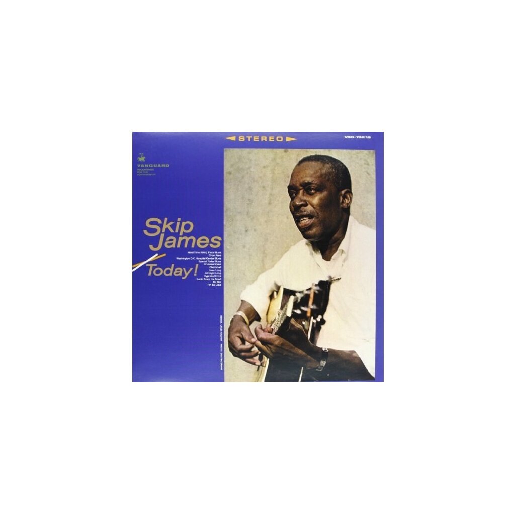 Виниловая пластинка Skip James - Today! - 180 Gram Vinyl USA (1 LP)