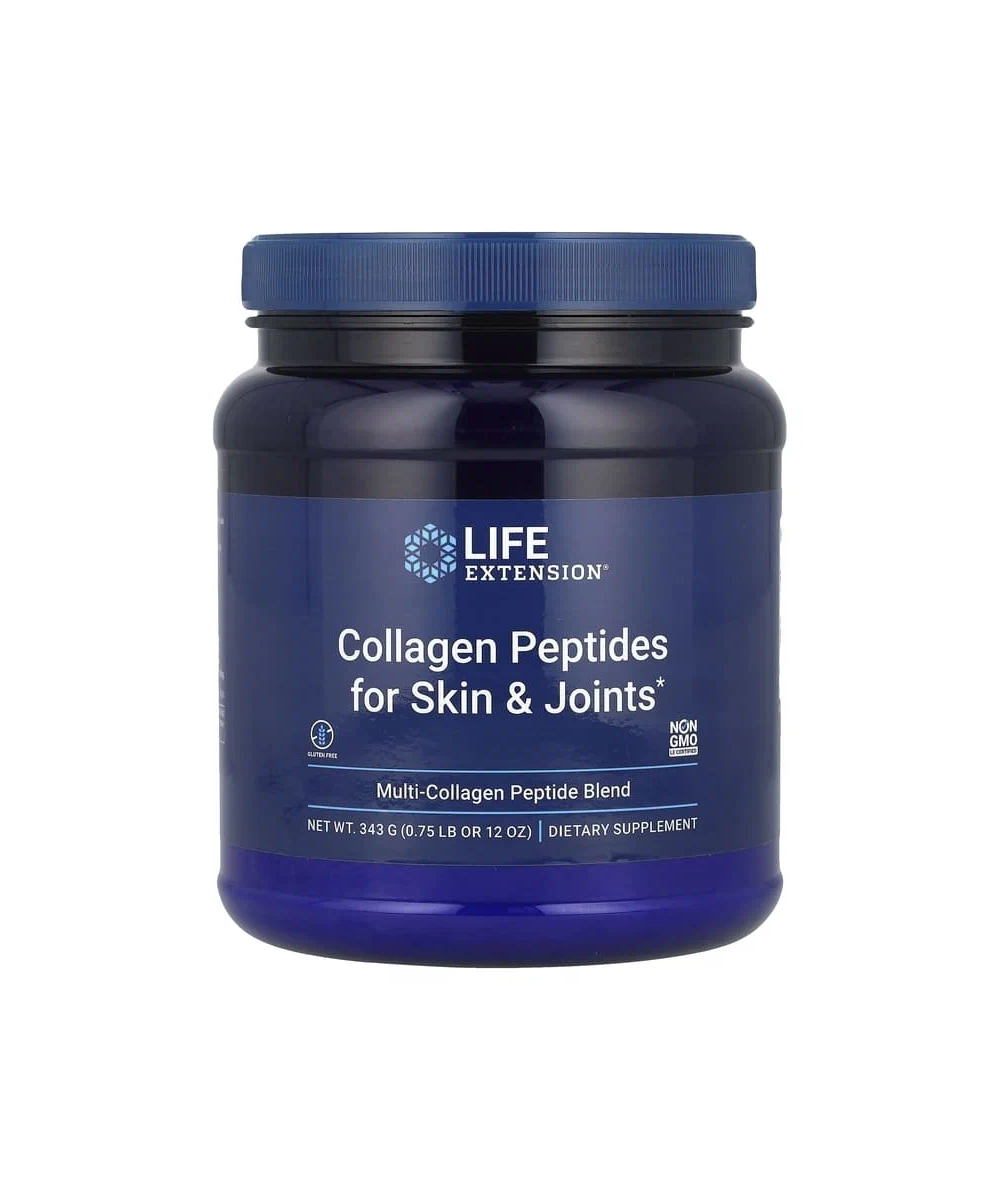 Life Extension Collagen Peptides for Skin and Joints, Пептиды коллагена для кожи и суставов 343 гр