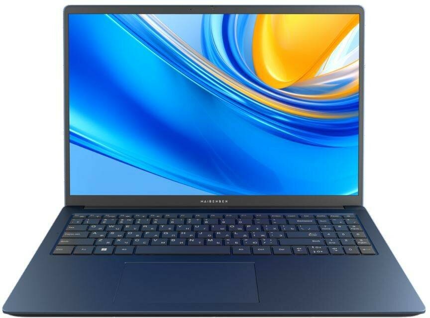 Ноутбук MAIBENBEN M645 (M6451SB0HURE3) 16.0"/WUXGA IPS/R5-4600H/8Gb/SSD512Gb/W11/Blue, синий