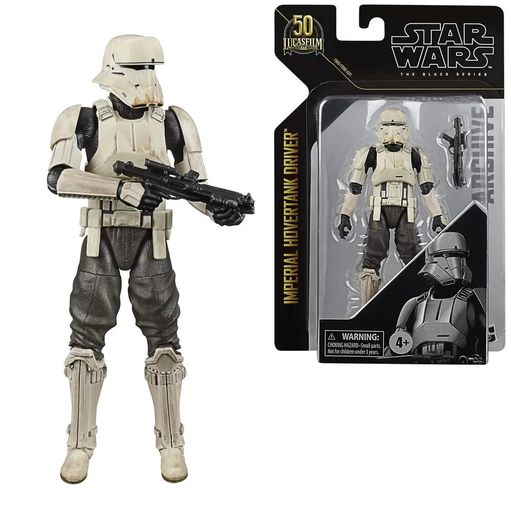 Фигурка Hasbro Star Wars Водитель ховертанка 15см, Черная серия 50-летие Lucasfilm