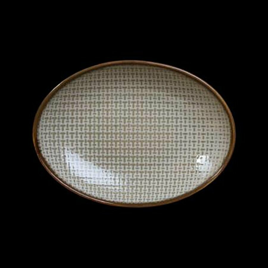 Блюдо сервировочное Corone Alveare, фарфор, 15,5x11 см