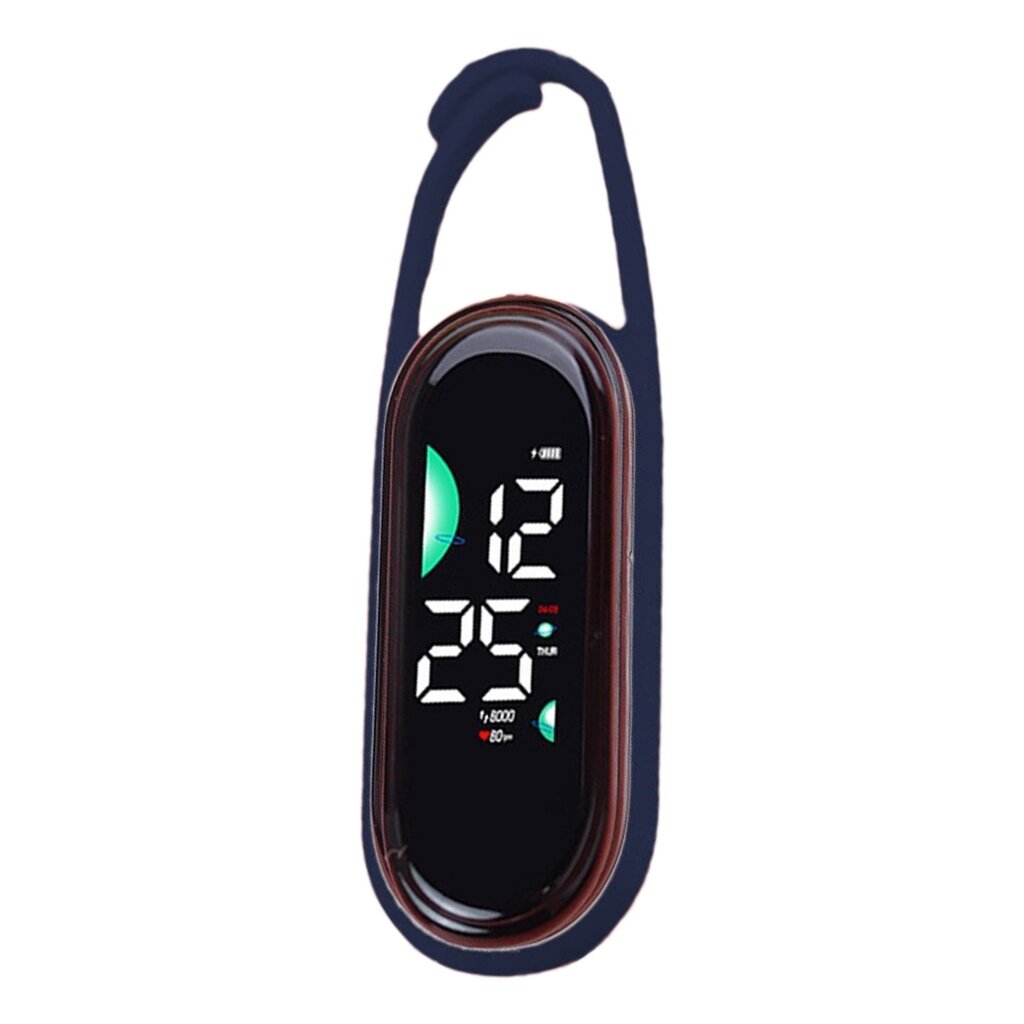 Портативные водонепроницаемые электронные настенные часы-чернильно-Синий