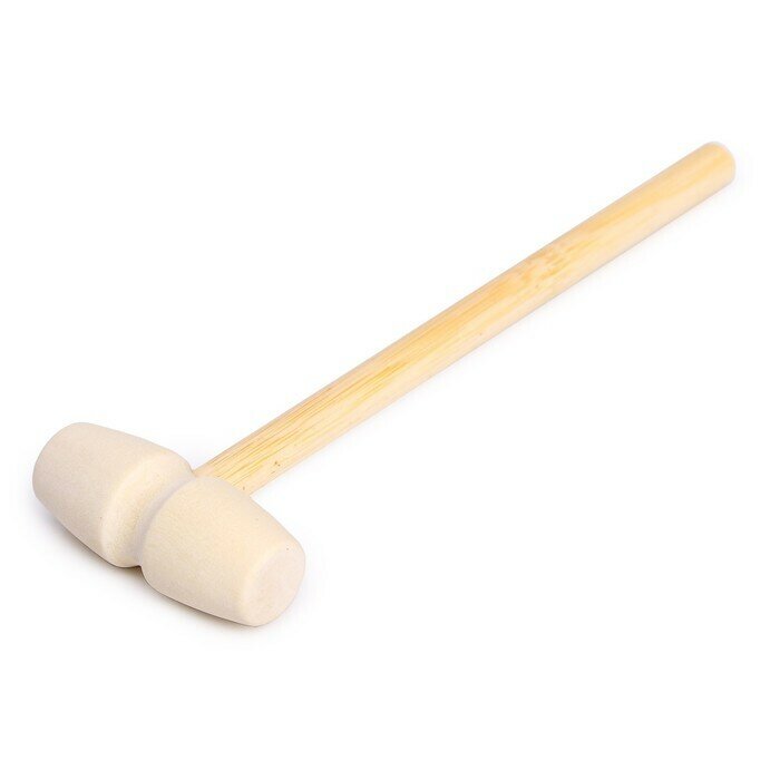 Деревянный молоточек 'Радость' 14х4х2 см