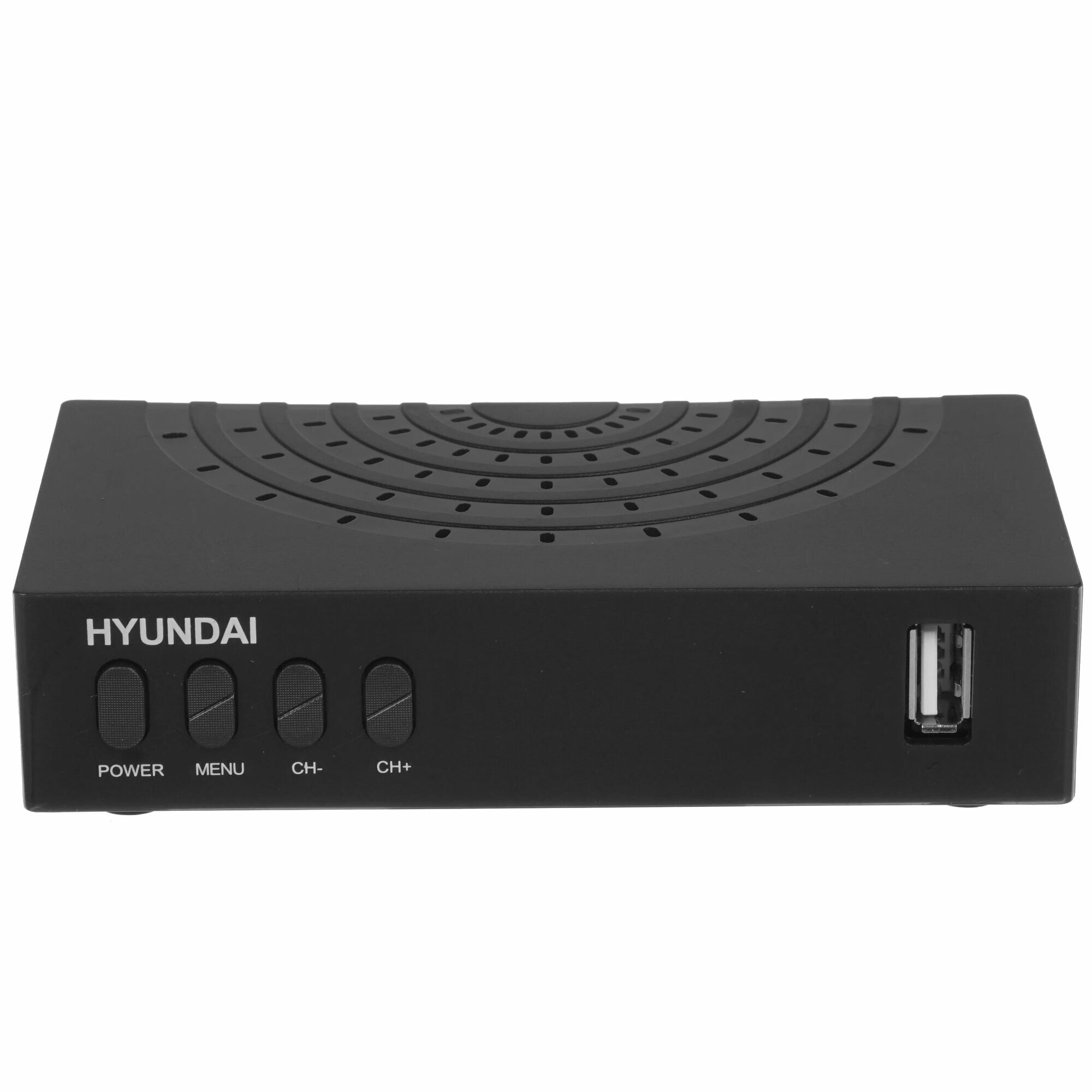 Цифровой TV-тюнер Hyundai DVB-T2 H-DVB440, HDMI, 2xUSB, Time Shift, DVB-T/DVB-T2/DVB-C, черный