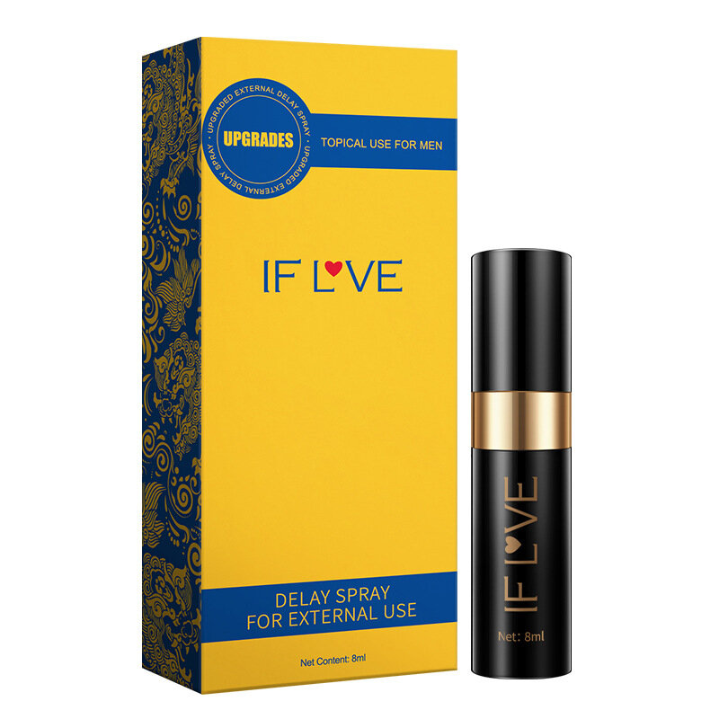 Ice Fire Love Усиленный Спрей для Продления Полового Акта 8 мл для Максимальной Эффективности, Без Сжигания