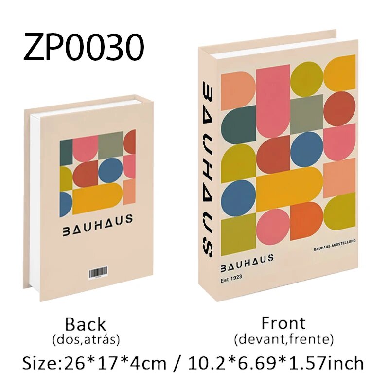 Декоративная книга Bauhaus, ZP0030
