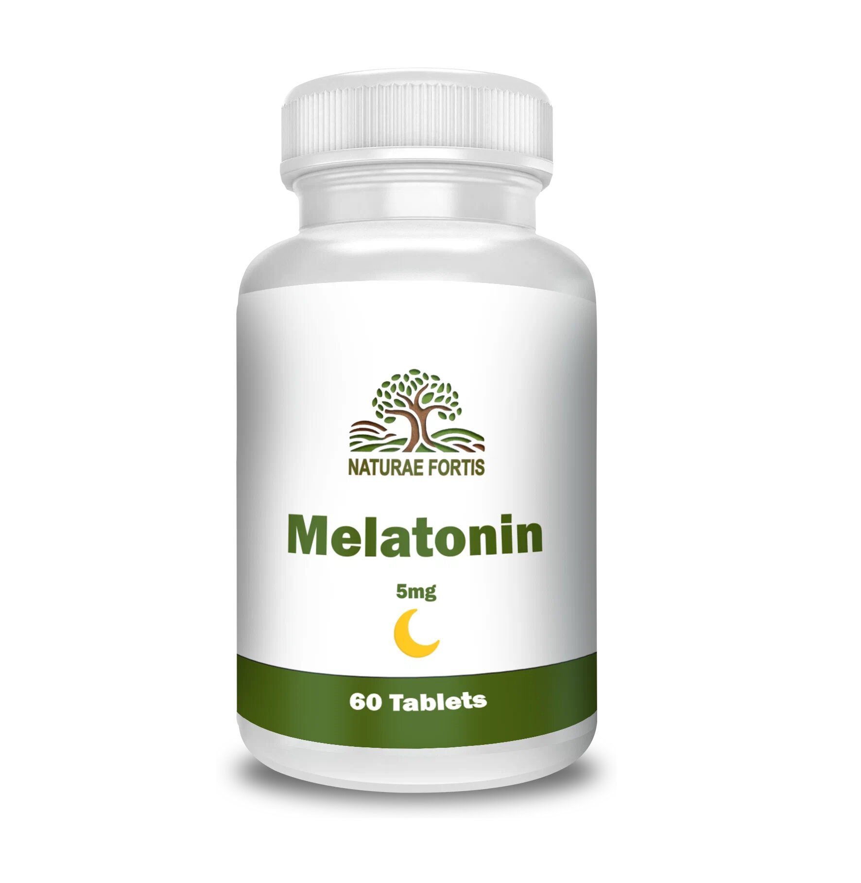 Добавка Nature Fortis Melatonin, для сна, 5мг, 60шт.