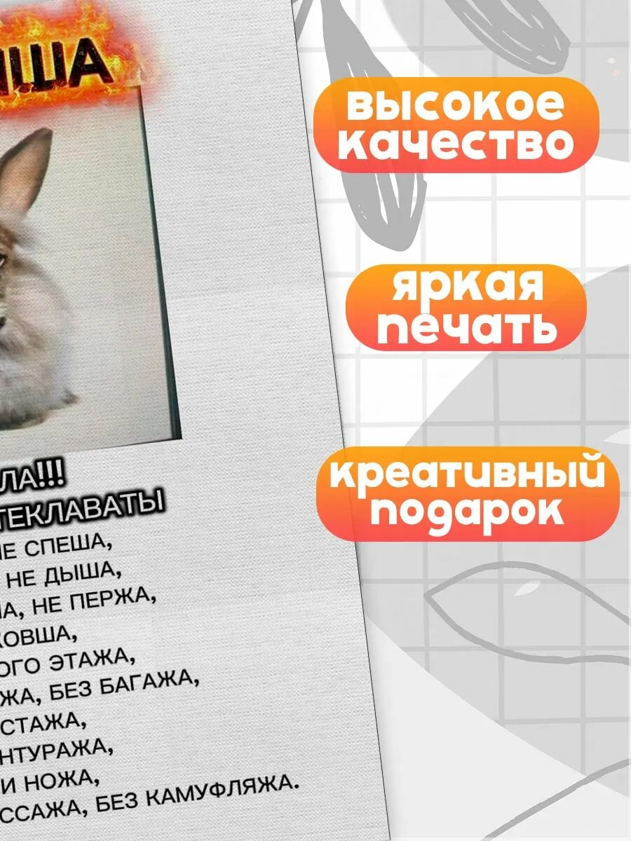 Картина на стену Черемша мем, на подрамнике, 1шт, 38х25 размер. — фото 1
