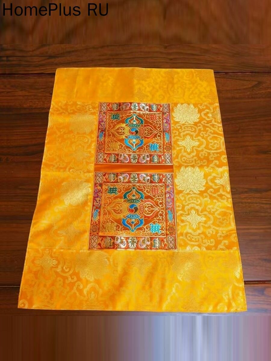 Скатерть для буддийского алтаря с буддийским орнаментом, 50x70 см