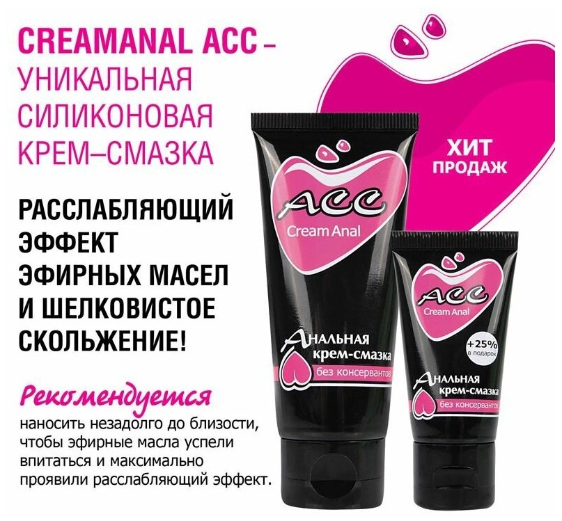 Анальная крем-смазка Creamanal АСС - 50 гр.