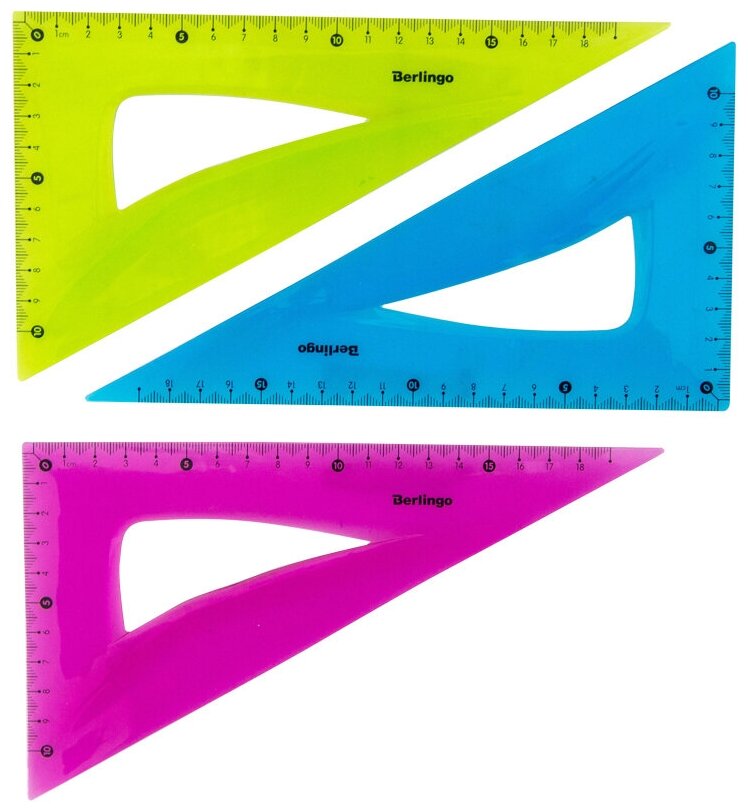 Berlingo Треугольник Flexy 18 см 30° для точной разметки углов TR_10018 в мастерской