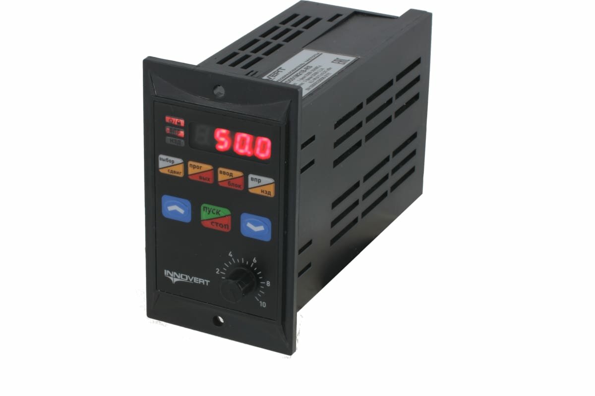 INNOVERT Преобразователь, выходной ток 3.1 А 0,55 кВт вх: 1ф x 220В / вых: 3ф х 220В IRD551M21B