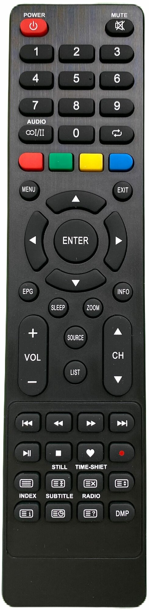 Пульт JKT-107 для телевизора HYUNDAI и др, качественный пластик