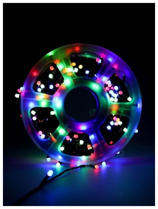 Электрогирлянда уличная Нить Светодиодная, 50м, питание От сети 220В / Гирлянда / Новый год