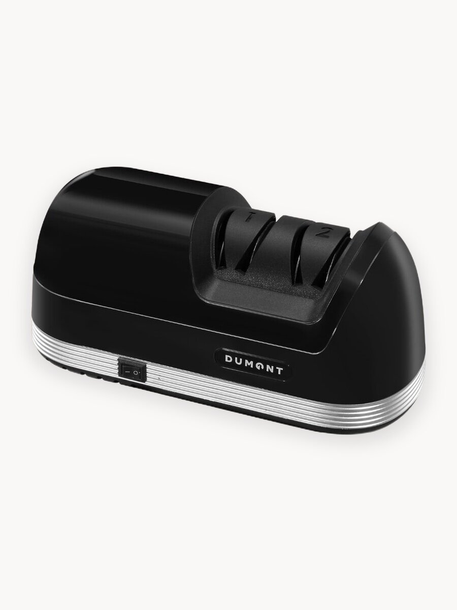 Электрическая ножеточка Dumont DMKS-1101, 2 ступени заточки, алмаз, для всех типов гладких ножей