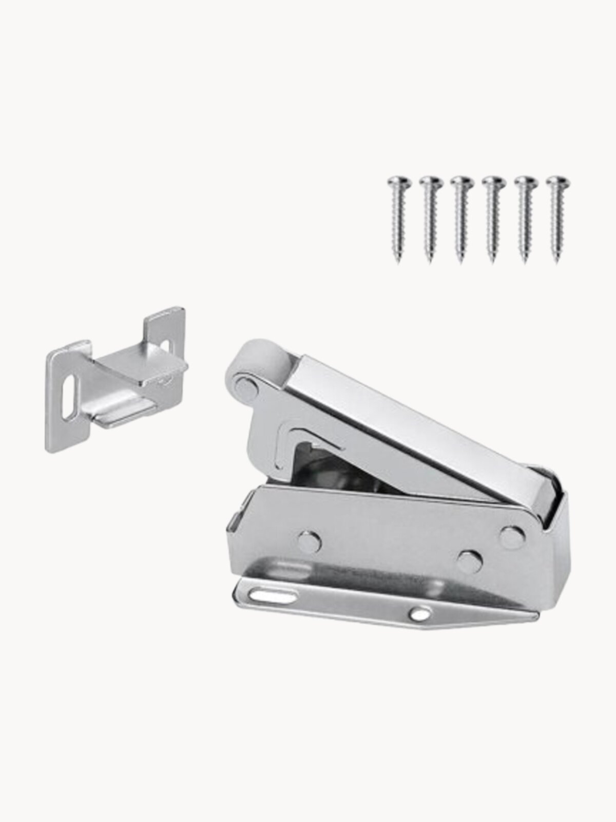 Защелка мебельная с роликовым толкателем 1шт.