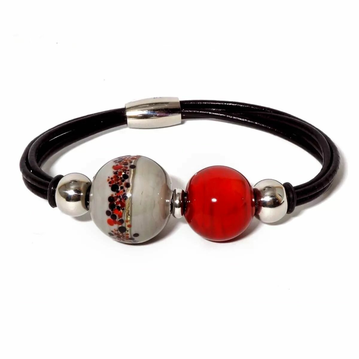 Браслет, муранское стекло, стекло