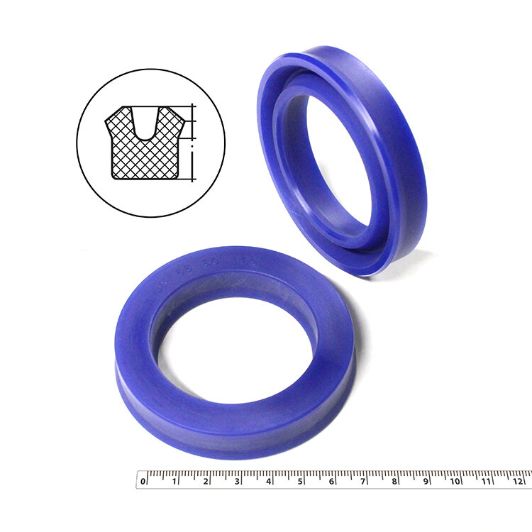Манжета гидравлическая 55х80х14.5 (манжета цилиндра 80*55*14.5) тип UN PU (полиуретан)