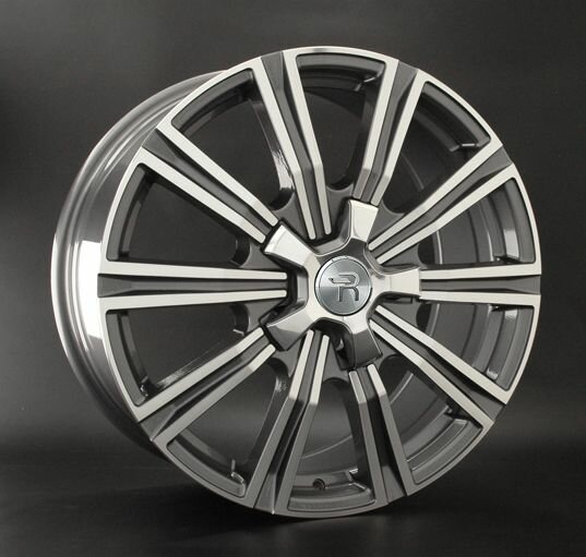 Колесный диск Replay TY242 20x8.5" PCD5x150 ET58 D110,1 темно-серый глянцевый с полированными лучами