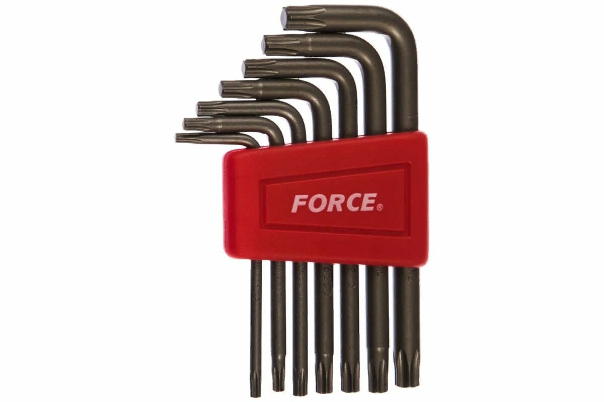 Набор Г-образных ключей Torx FORCE Т10-Т40 7 предметов 5071