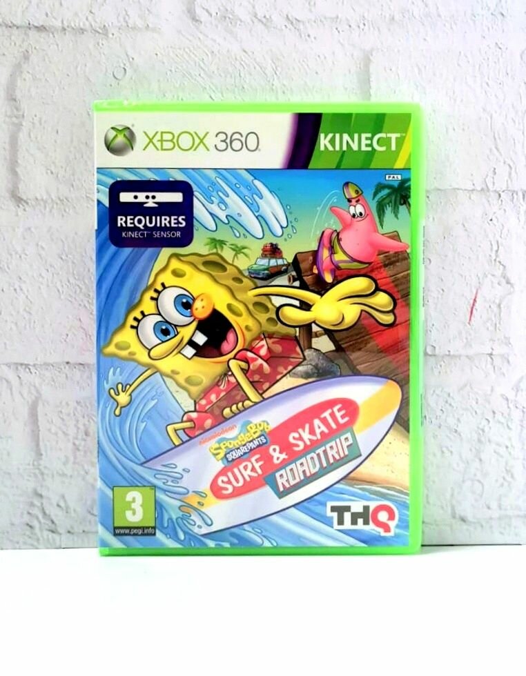 SpongeBob SquarePants Surf & Skate Roadtrip Английский язык Видеоигра на диске Xbox 360