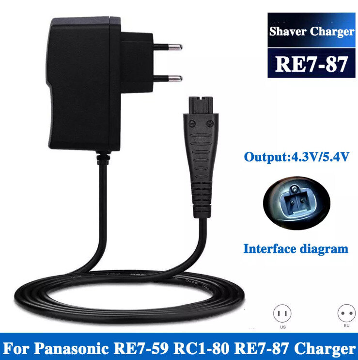 Зарядное устройство Jik для электробритв Panasonic Razor RE7-87, RC1-80, RC7-59, RC1-74