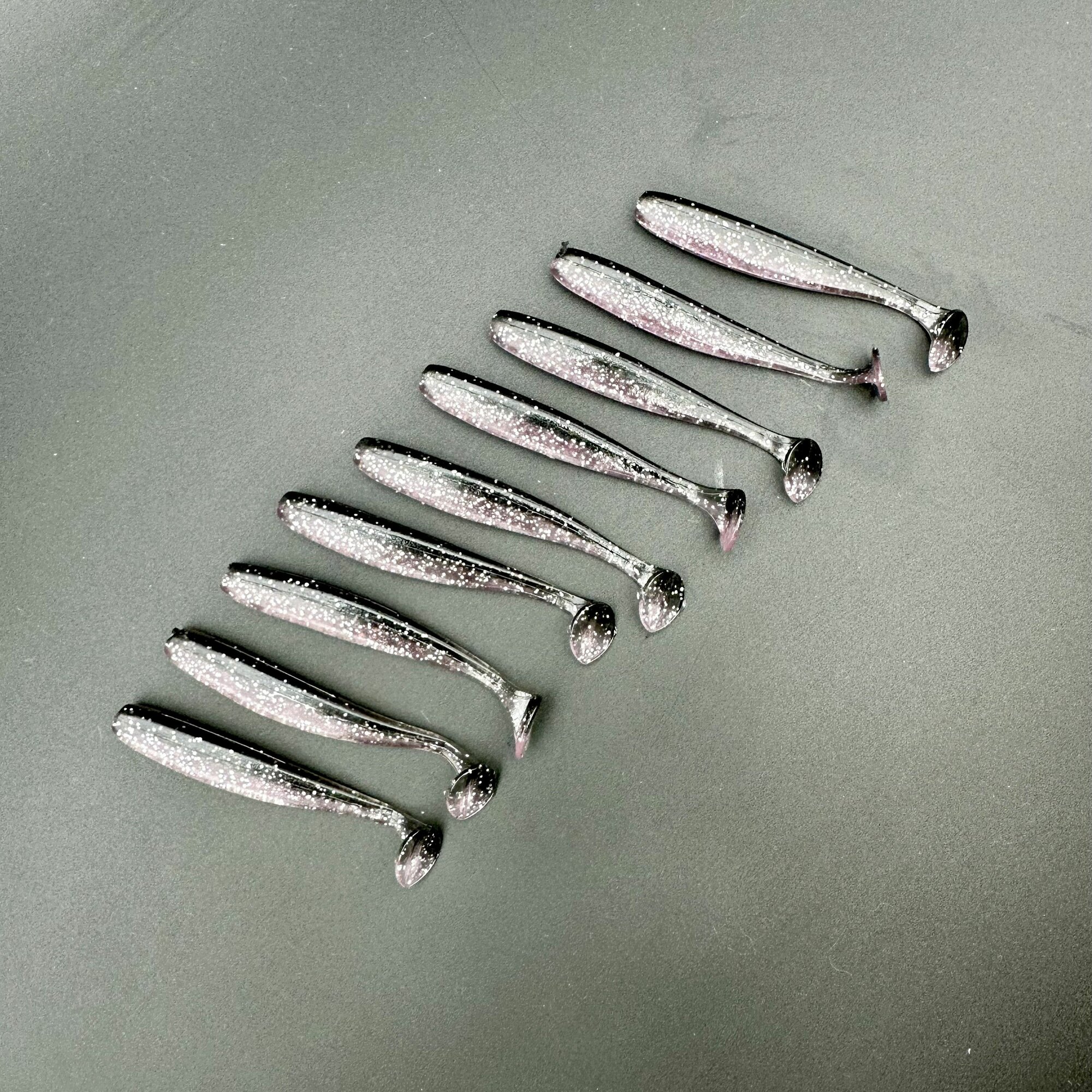 Силиконовая приманка виброхвост 6 штук Мягкая приманка для рыбалки 4" Япония на окуня; судака; щуку