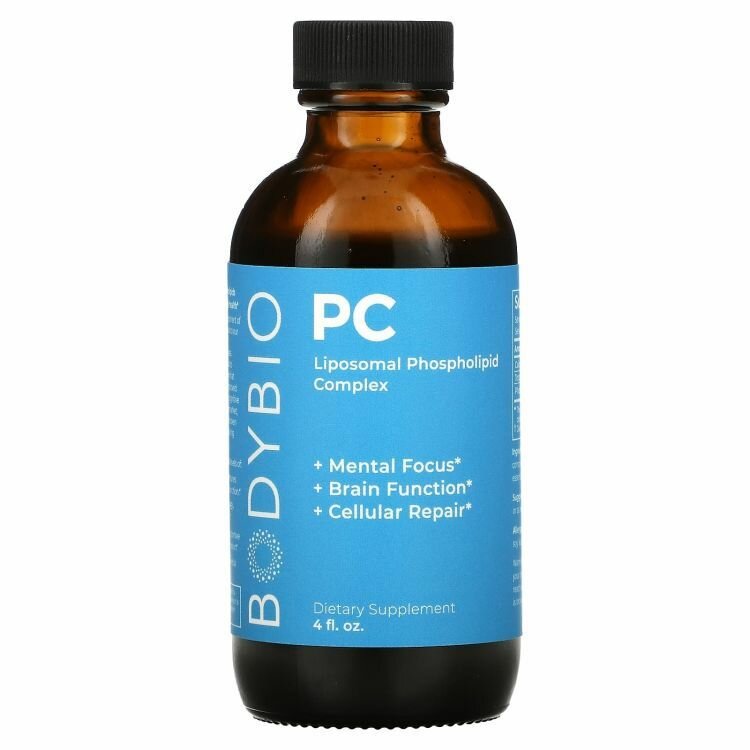 BodyBio, Liposomal Phospholipid Complex, фосфатидилхолин, липосомальный фосфолипидный комплекс, 118 мл