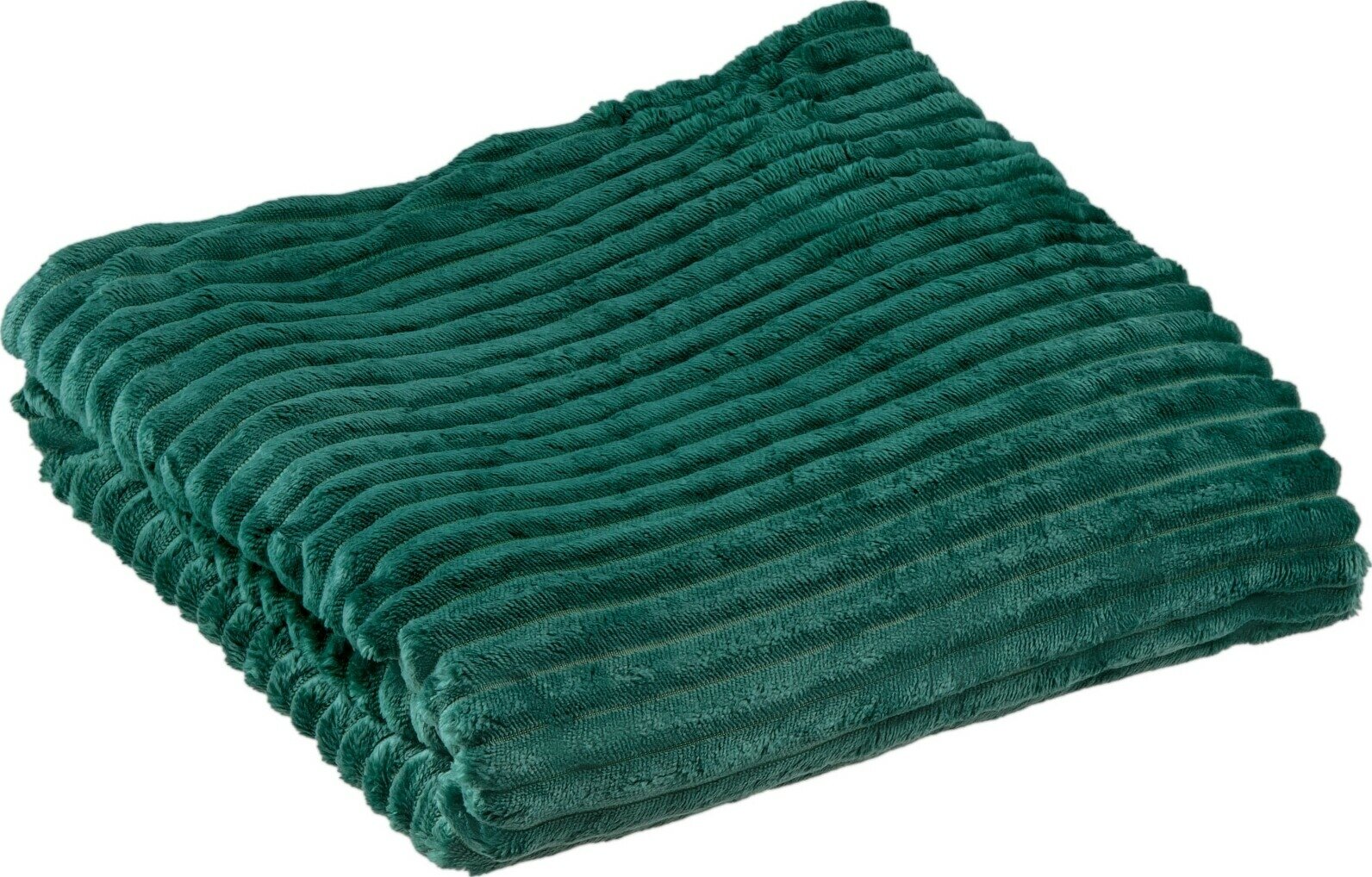 Покрывало флисовое 200x220 см, зеленое, серия Sleep mood, PERFECTO LINEA (60-200226)