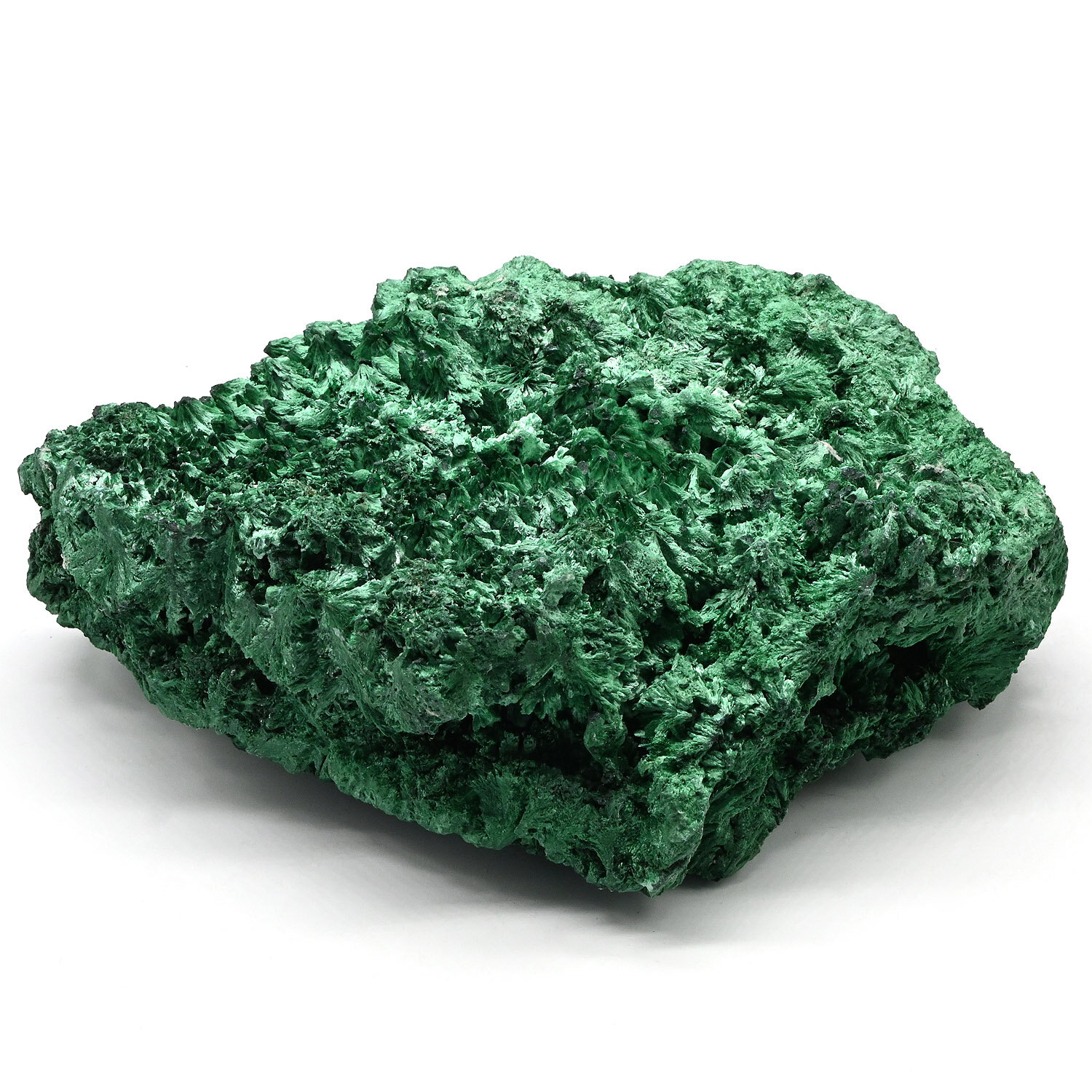 Минерал малахита плисового 175*120*60мм, 1453г. .