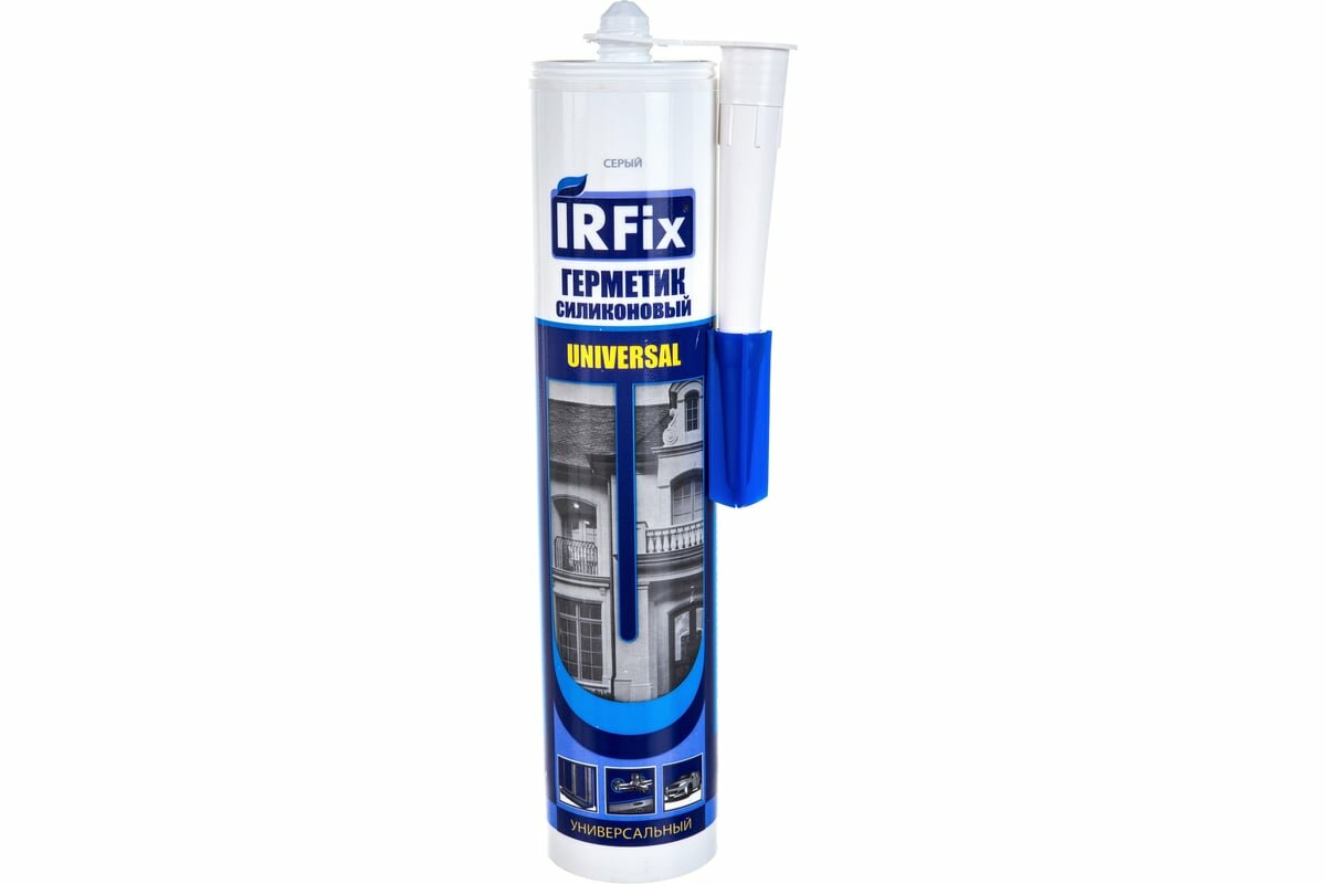 IRFIX Universal Герметик силиконовый универсальный 310мл серый 20032