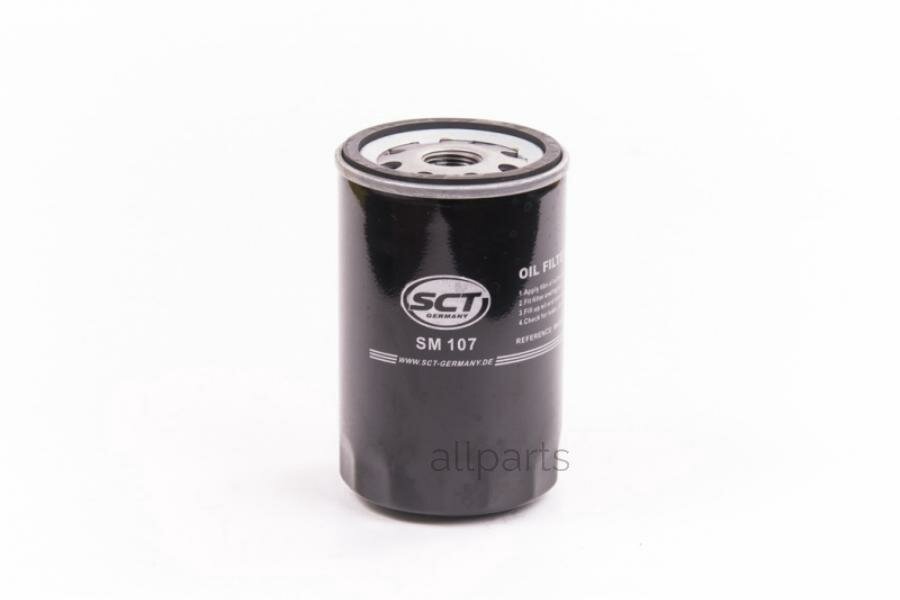 SCT GERMANY SM107 Масляный фильтр AUDI A80/A100/VW G2/G3/PASSAT -97/T4
