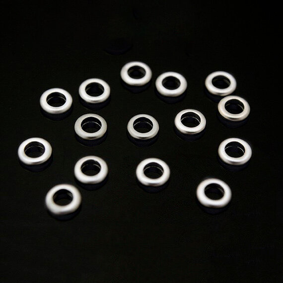 Соединительное колечко 4мм (толщина 1мм, внутренний размер 2мм), Корея, неразъемное, базовый материал - латунь, под матовый родий, 20 шт.