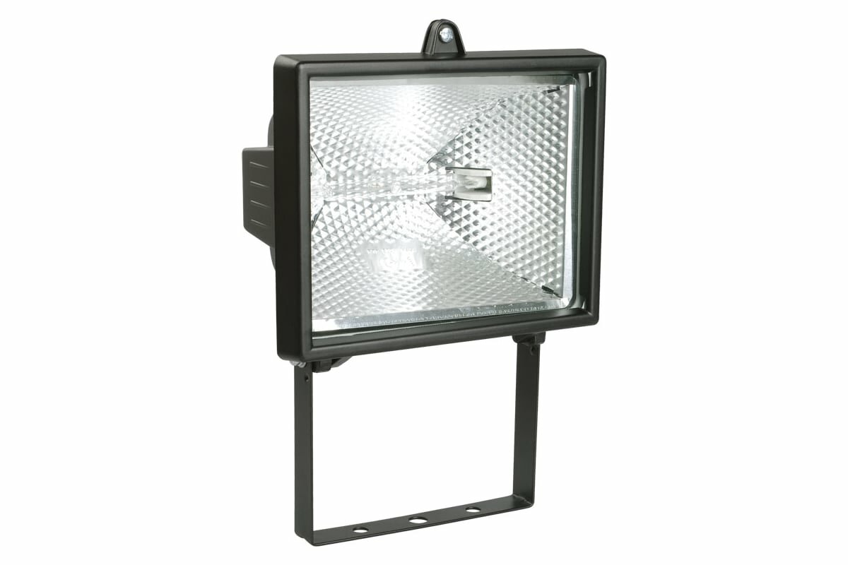 IEK Прожектор FLИО 500 IP54 черный LPI01-1-0500-K02 для наружного освещения