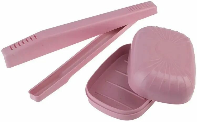 Набор "Дорожный" мыльница +футляр для зубной щетки, Cameriera , арт. Х-1602