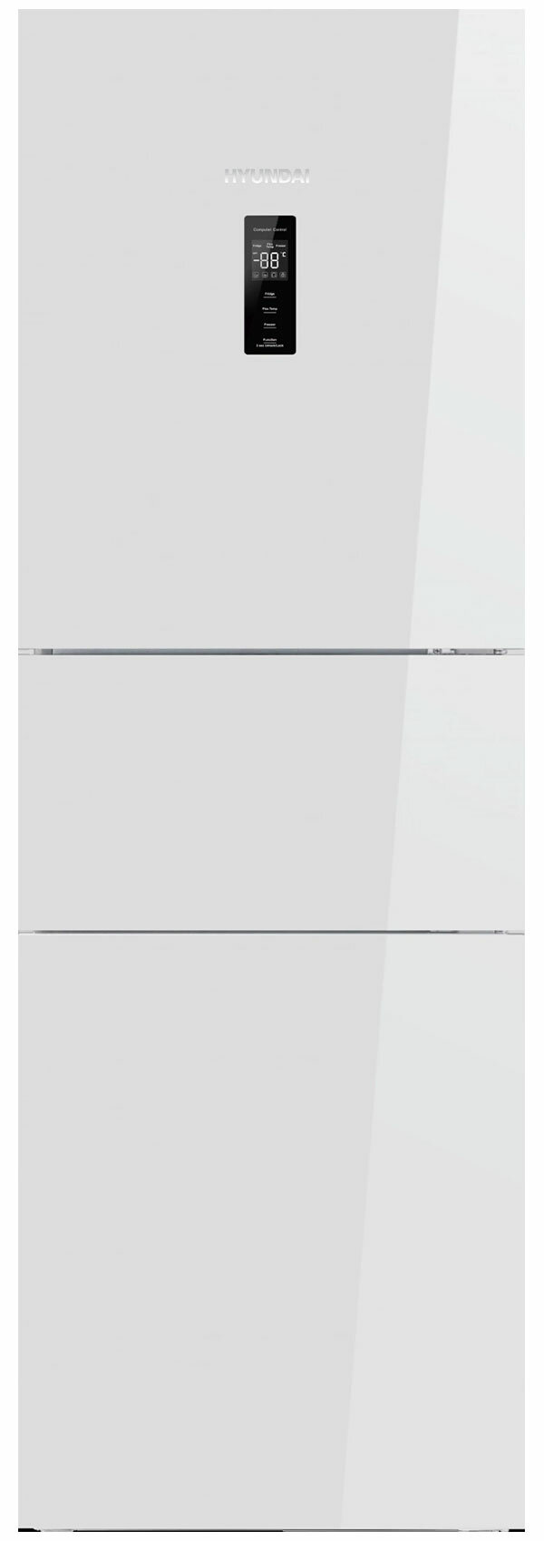 Многокамерный холодильник Hyundai CM30073F No frost, белый