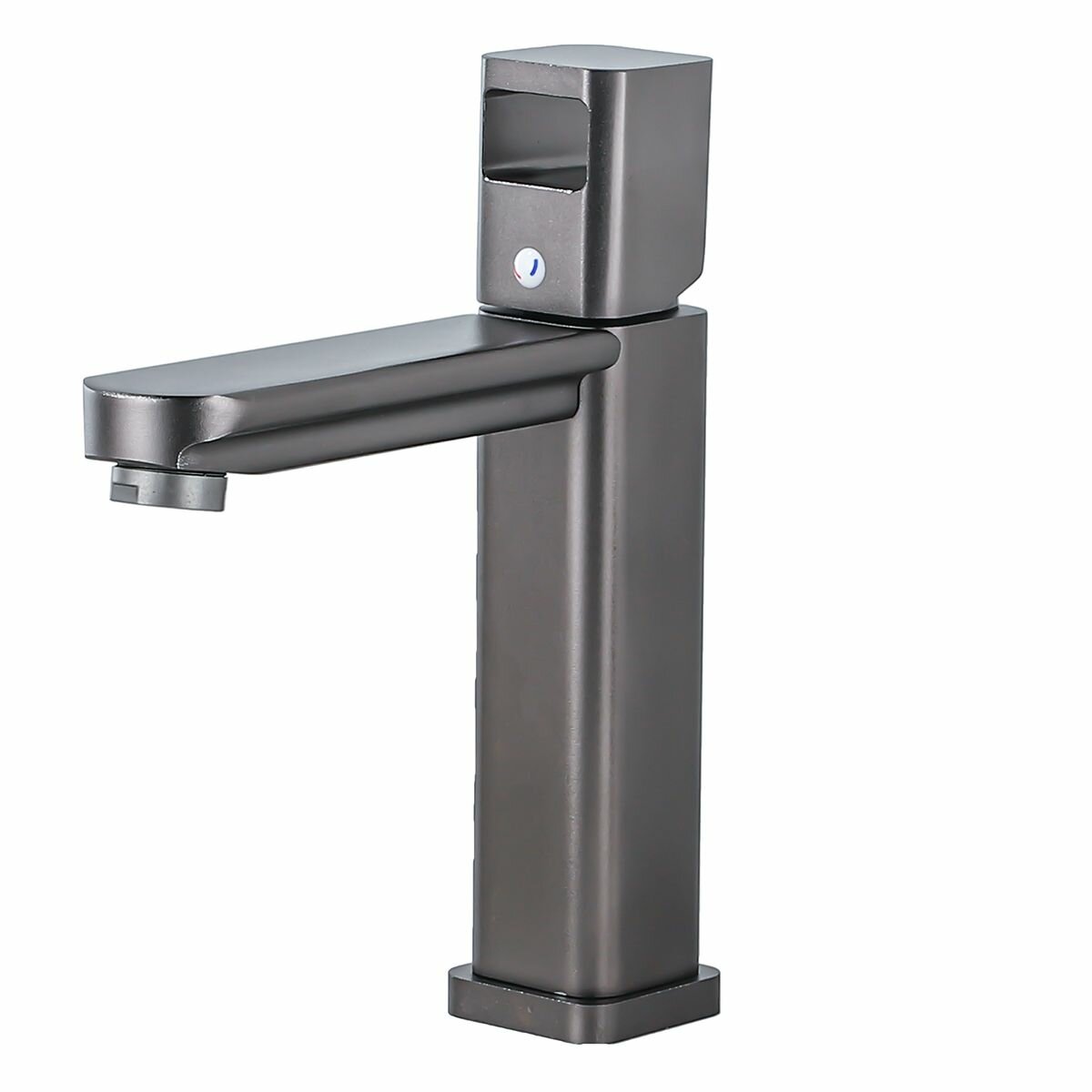 Смеситель для раковины Профсан ПСМ-900-5GA, рычажный, графит