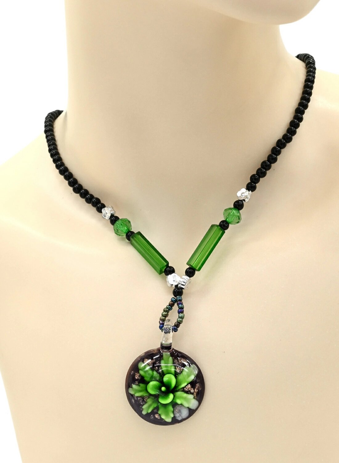 Бусы, муранское стекло