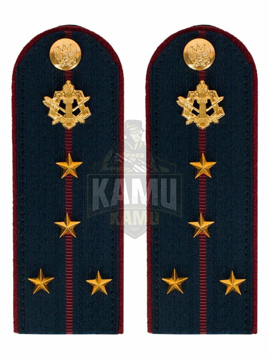 Погоны фсин на куртку картон (в сборе) укомплектованные с фурнитурой звание капитан