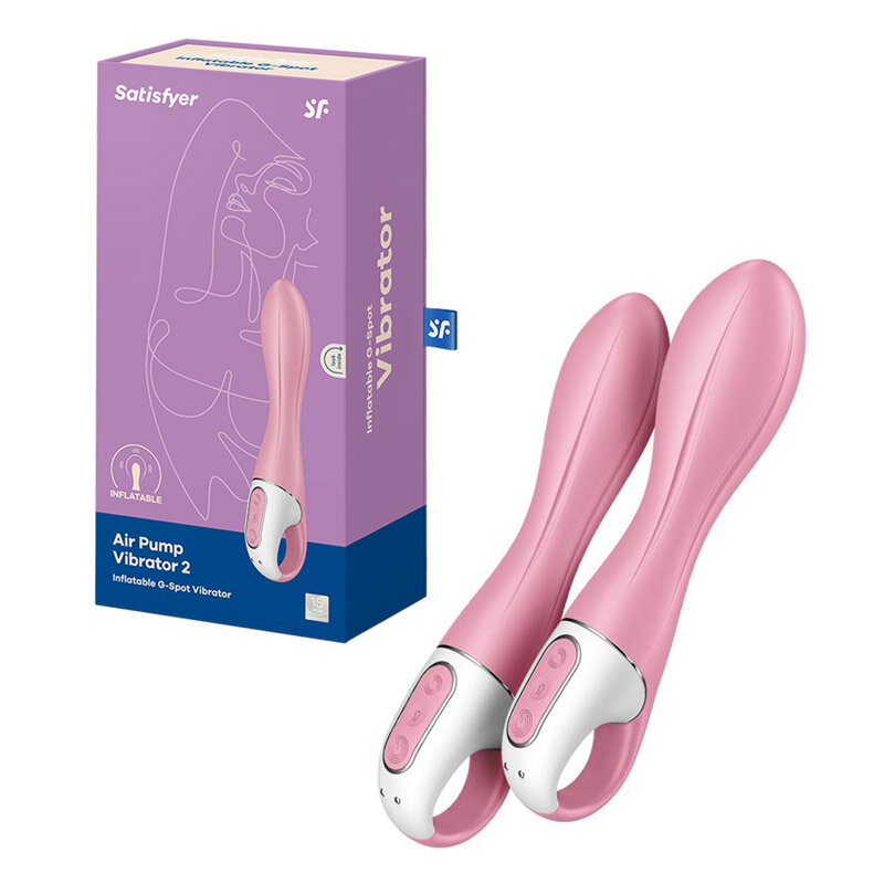 Вибратор Satisfyer«Air Pump 2» точка G функцией расширения 12 режимов