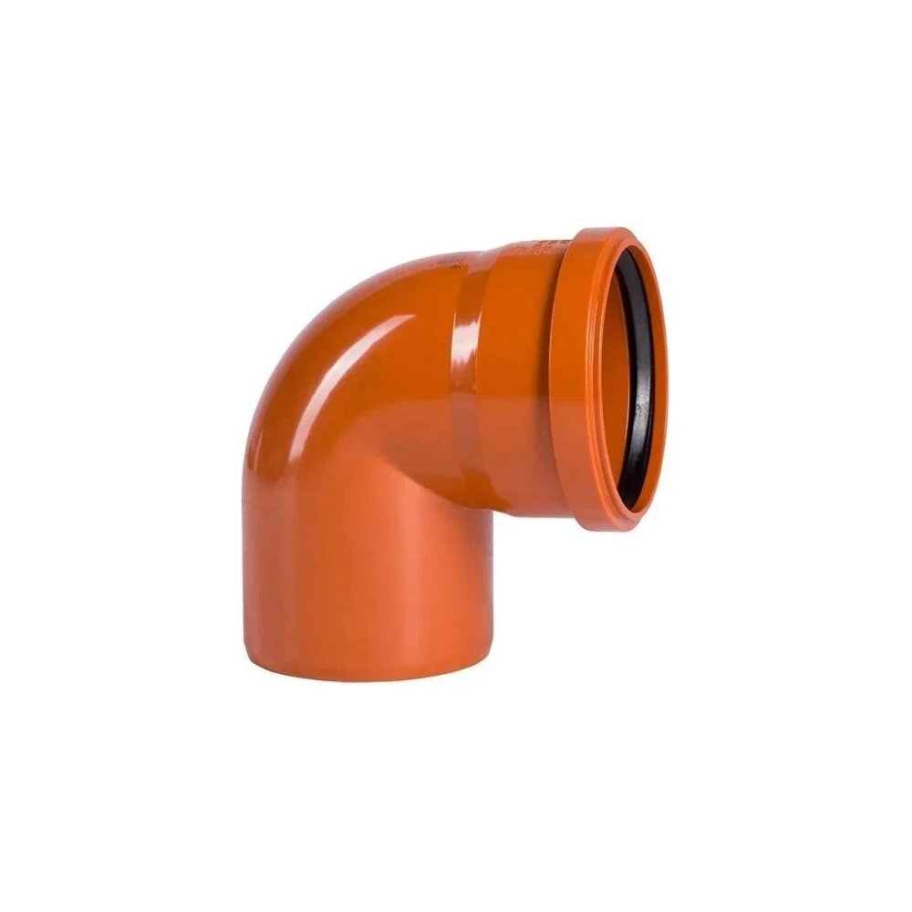 AQUAVIVA Отвод НПВХ 160x90 кирп. AQVD102160 55002